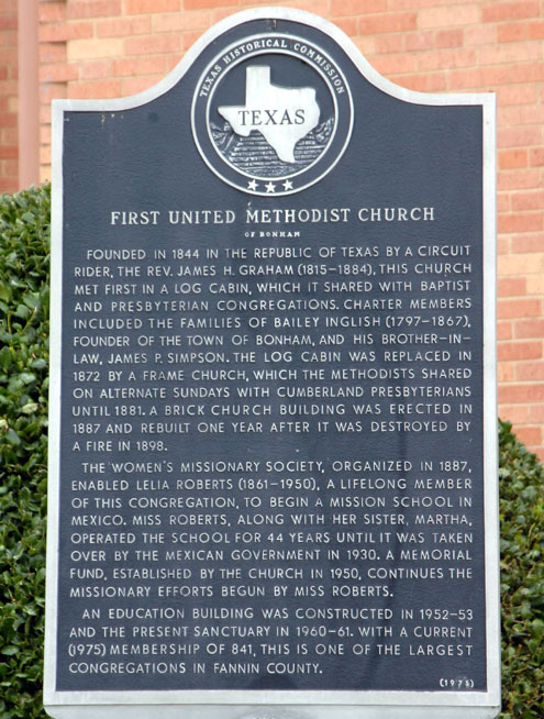 Texas Historical Marker applications now available - North Texas e-News